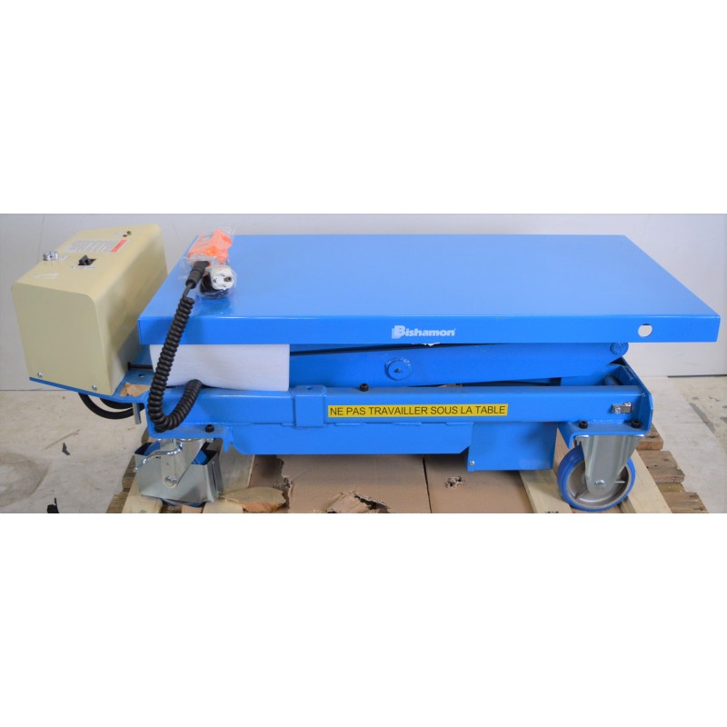 BISHAMON - Table Élévatrice Électrique Charge 500kg Mobile BX50WBCE