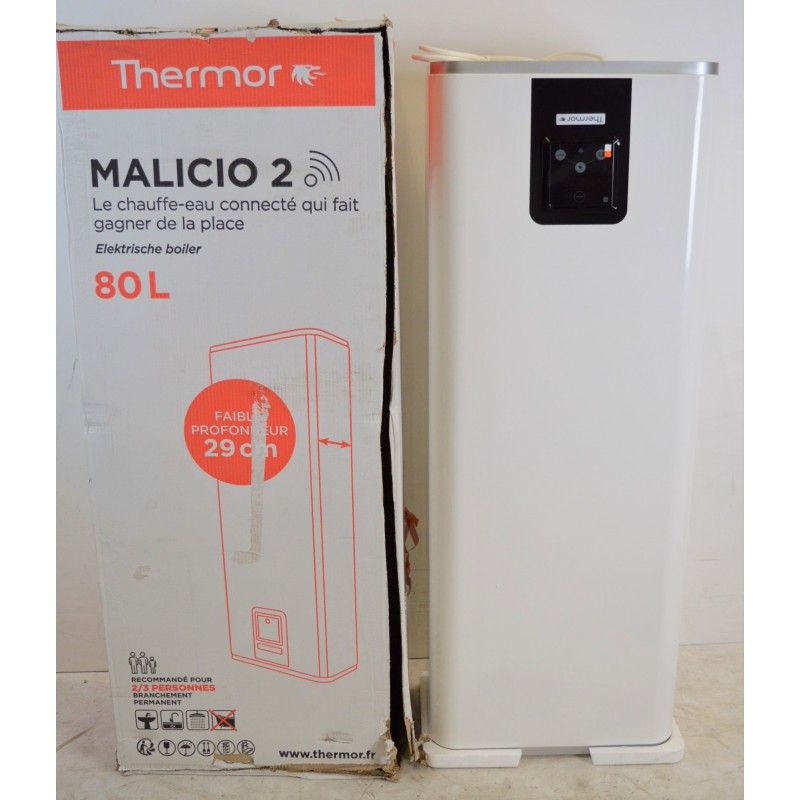 THERMOR - Chauffe-Eau Electrique 80L Malicio 2 Plat Connecté 251115