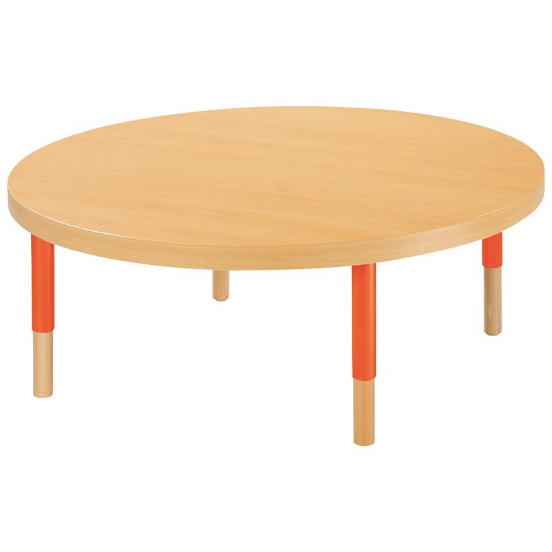 WESCO - Table Ronde Enfants Pieds Réglables Hauteur 40-53cm 33 942008