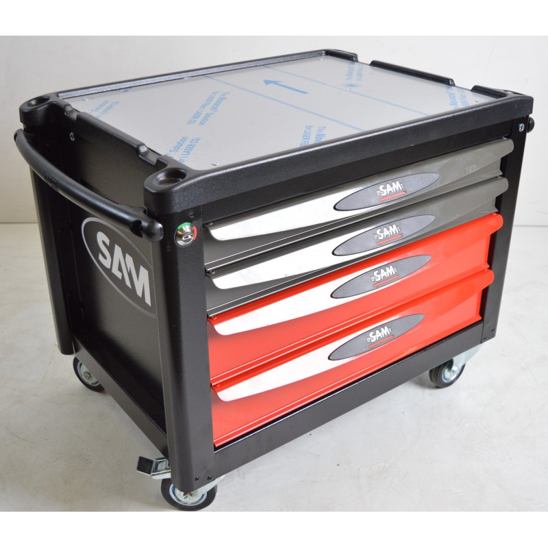 SAM - Mini-Servante d'Atelier Mobile 4 Tiroirs - SERVI-R40