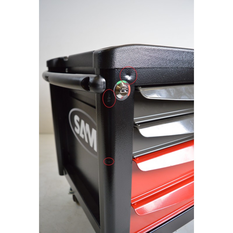 SAM - Mini-Servante d'Atelier Mobile 4 Tiroirs - SERVI-R40