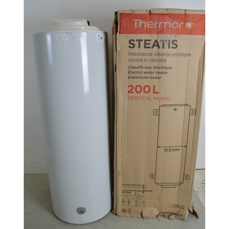 THERMOR - Chauffe-Eau Électrique 200L Stéatite Vertical Mural - 251179