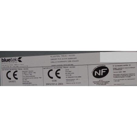 BLUETEK - Lanterneau - Fenêtre de Toit Bluesteel Treuil + Accès