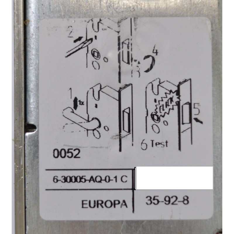 FERCO - Crémone Serrure GU Europa 35/92 - 6-30005-AQ-0-1C