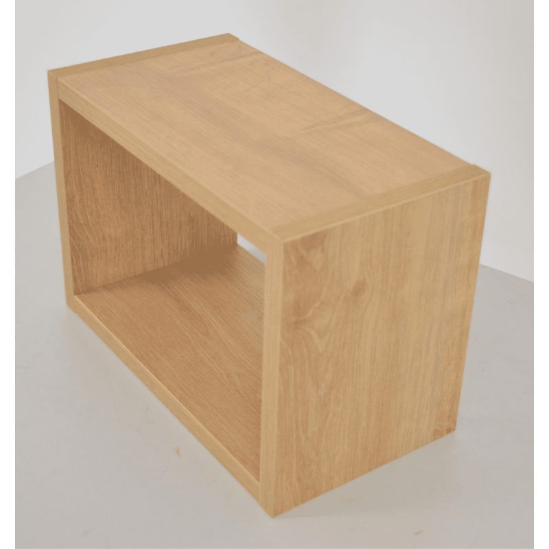 ALTERNA - Meuble Niche Déco Mural Seducta Chêne Naturel - 7309947