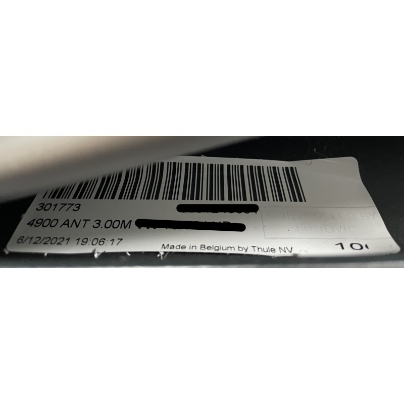 THULE OMNISTOR 4900- Store Paroi Latérale L3m pour Fourgon - 301773