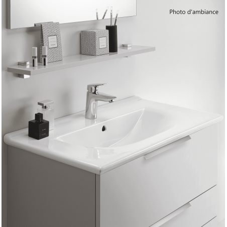 DELPHA - Plan Vasque Céramique ProCéram 93 cm Blanc - JEJS9C01