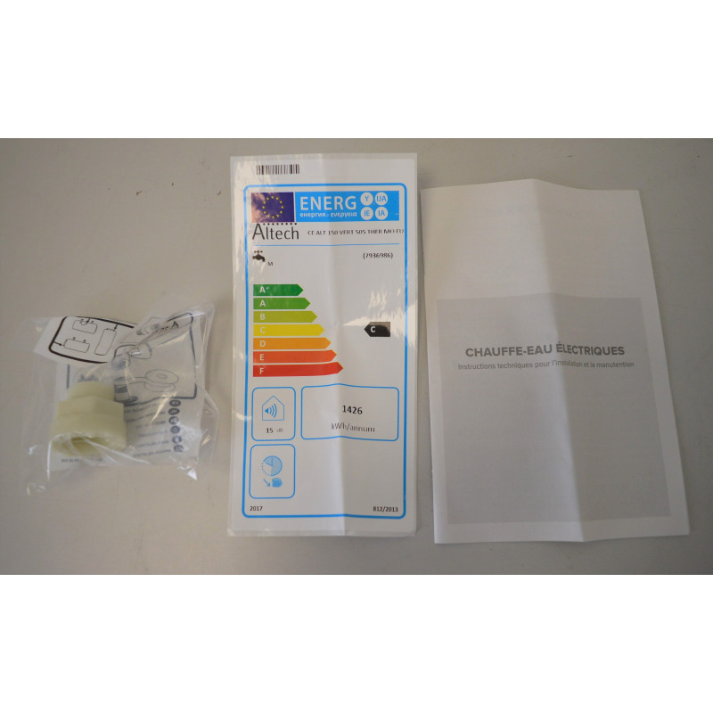ALTECH - Chauffe-Eau Électrique 150L Ø505mm Mural Monophasé - 7936986