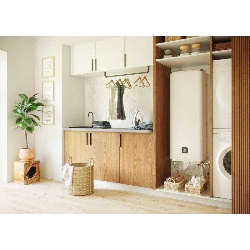 SAUTER - Chauffe-Eau Electrique Plat 80L Guelma Connecté Mural 341048