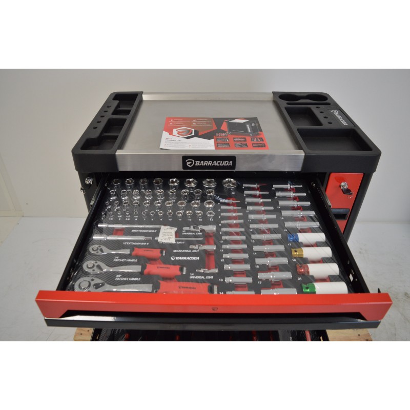 BARRACUDA - Servante d'Atelier 8 Tiroirs Avec Outils - CUDA MAX XXL
