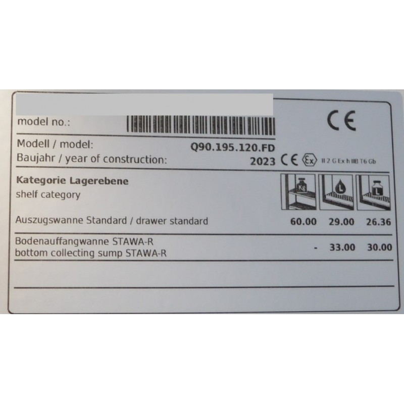 ASECOS - Armoire Sécurité pour Produits Inflammables - Q90.195.120.FD