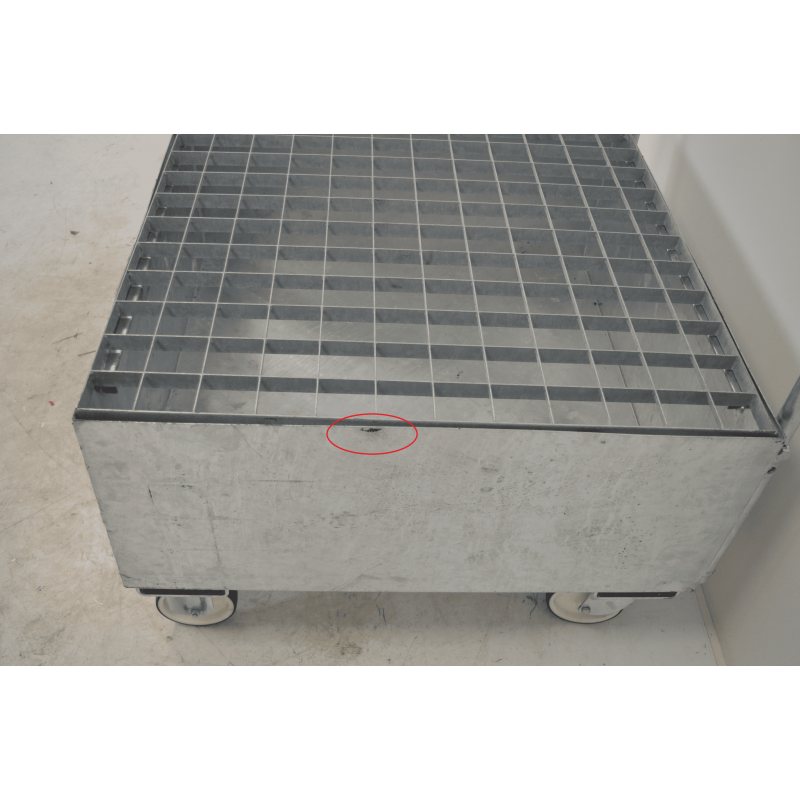 SAMETO TECHNIFIL - Chariot de Rétention 220L Pour 1 Fût - CH1FDBSG