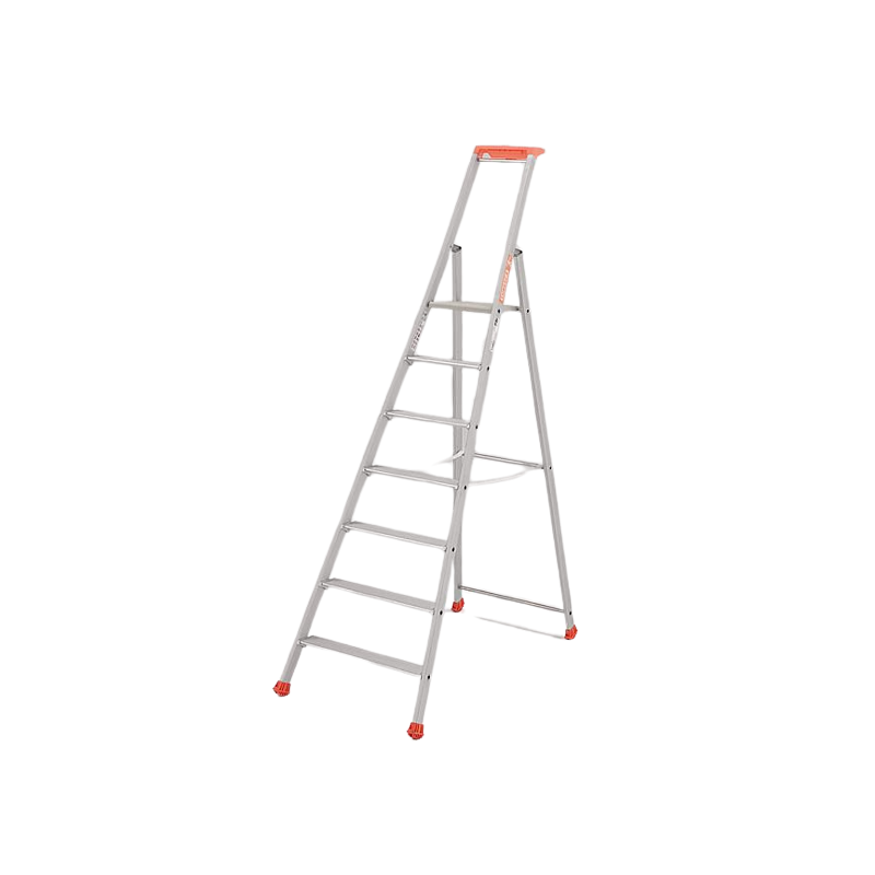 TUBESCA - Escabeau Aluminium 7 Marches Hauteur Accès 3,54m - 02370007