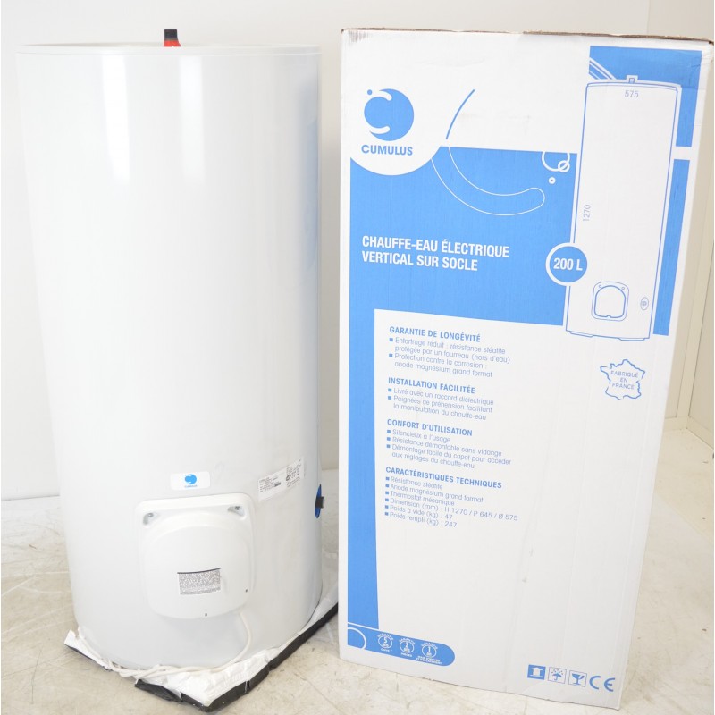 CUMULUS EXPERT - Chauffe-Eau Électrique 200 L Stéatite Stable - 984421