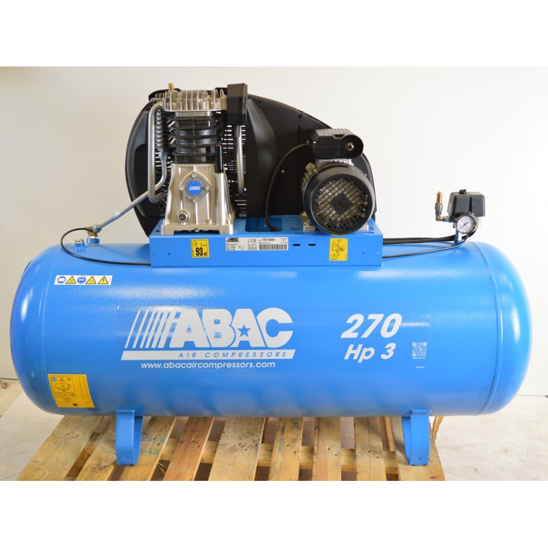 ABAC - Compresseur d'Air à Pistons 270L A49B FM3 Monophasé 4116000253