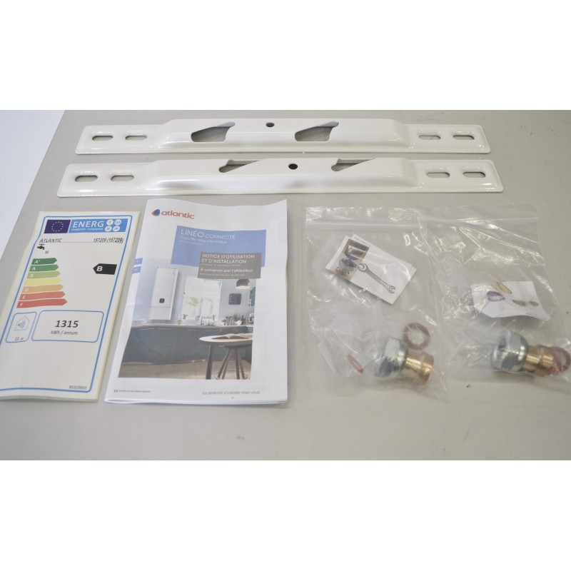 ATLANTIC - Chauffe-Eau Electrique 80L Linéo Connecté Stéatite - 157209