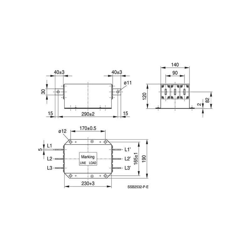 EPCOS - Filtre Electrique Ligne de Puissance - B84143B0600S081