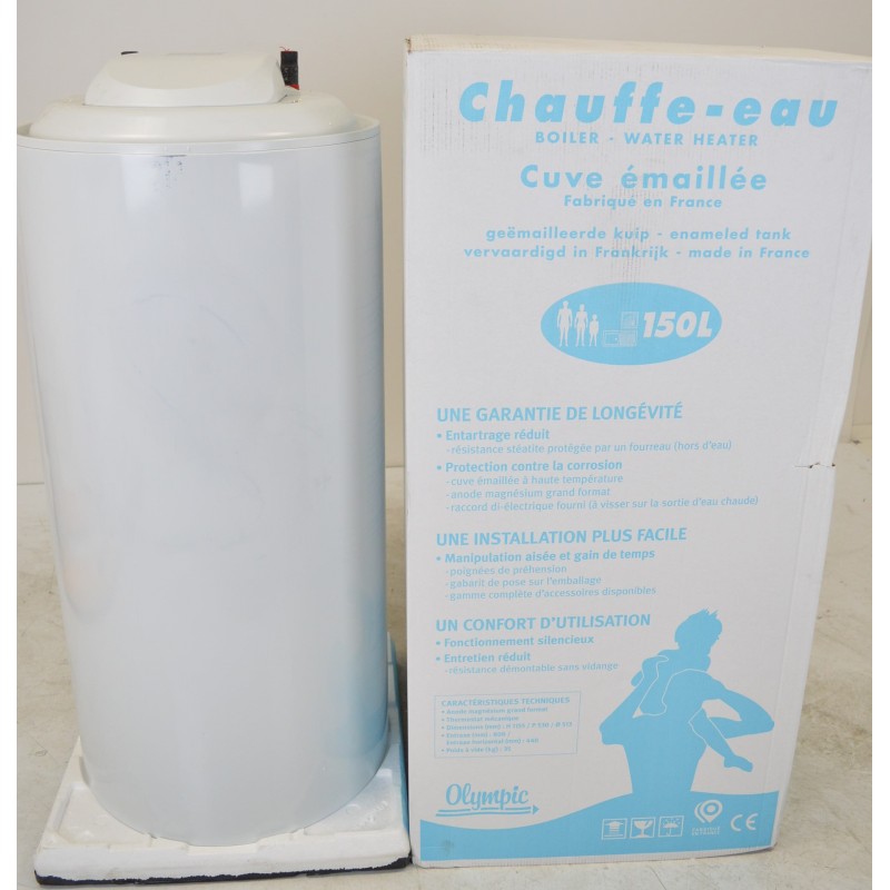 OLYMPIC - Chauffe-Eau Electrique 150L Stéatite Vertical Mural - 371118