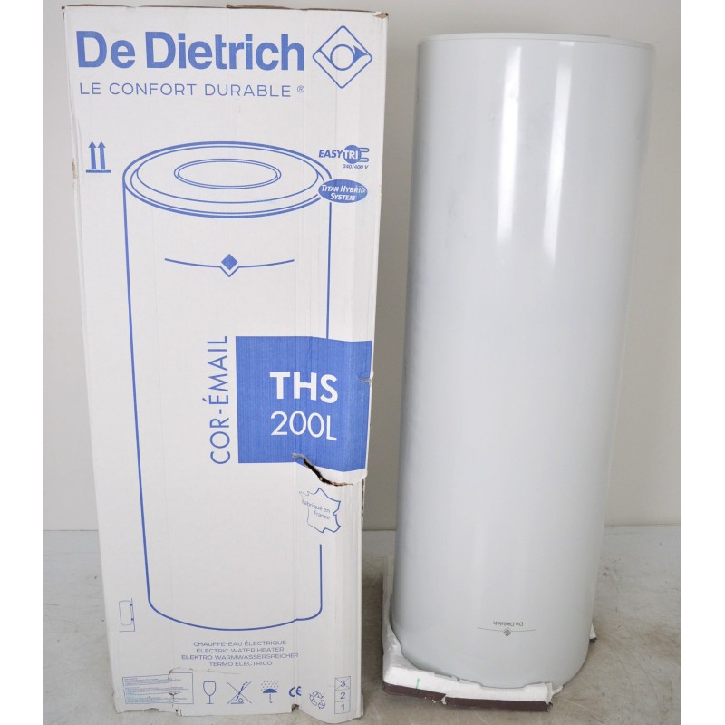 DE DIETRICH Chauffe-Eau Electrique 200L Cor-Email THS Stéatite 7788346