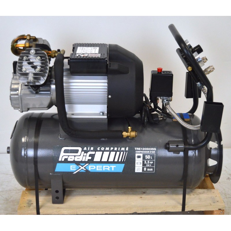 PRODIF - Compresseur d’Air 50 L Expert 3,5CV Monophasé - TRE1205035G