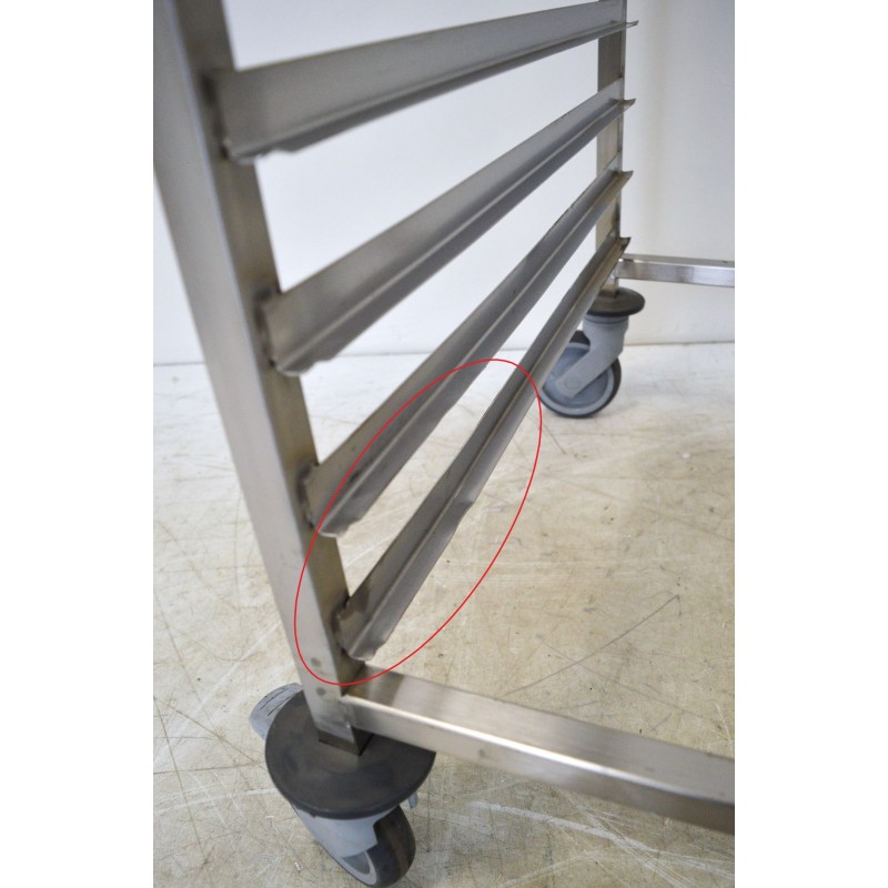 TOURNUS EQUIPEMENT - Echelle à Glissières Inox 20 Niveaux - 804239