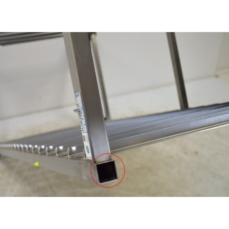 TOURNUS EQUIPEMENT - Echelle à Glissières Inox 20 Niveaux - 804239