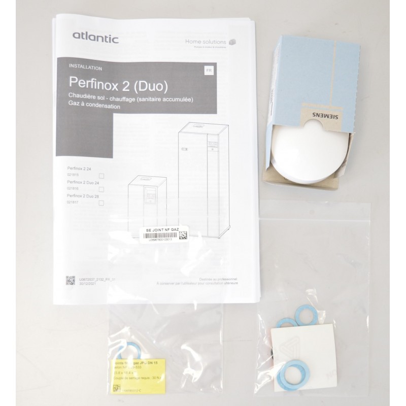 ATLANTIC - Chaudière Gaz à condensation 24kW Sol ECS 105 L - 021816