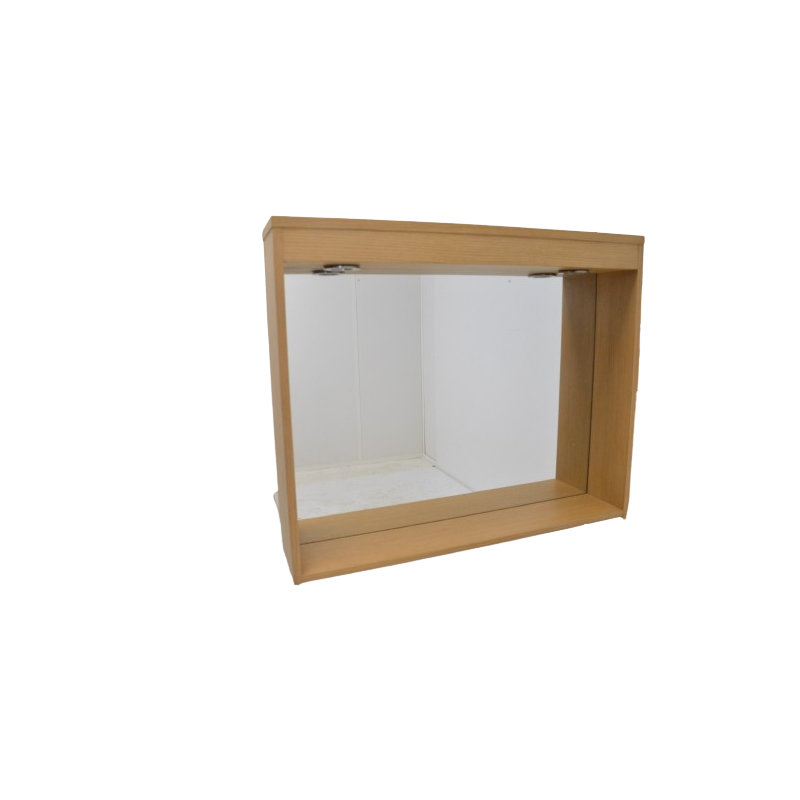 ALGOREL - Ensemble Meubles Salle de Bain Effet Bois et Blanc DOMOA100