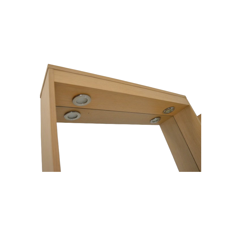 ALGOREL - Ensemble Meubles Salle de Bain Effet Bois et Blanc DOMOA100