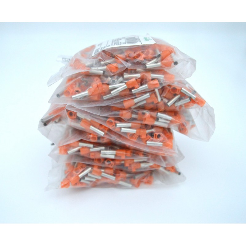 SCHNEIDER - 1000 Embouts de Câblage Simple à Sertir 4mm² - 37668