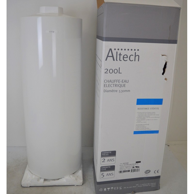 ALTECH - Chauffe-Eau Électrique 200L Stéatite Vertical Mural - 6151242