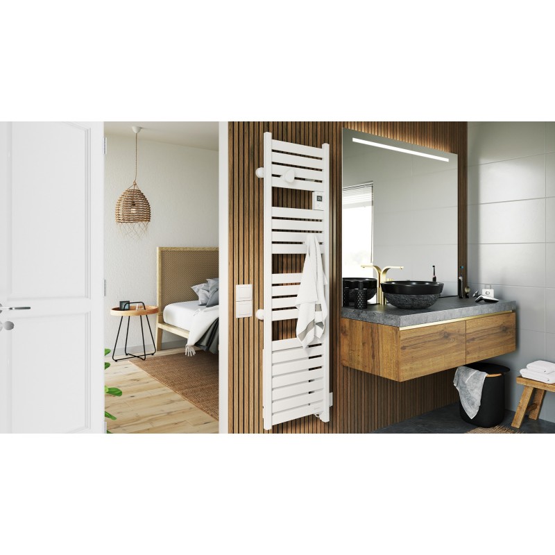 SAUTER - Sèche-Serviettes Electrique 1500W Kelud Slim Ventilo - 220066