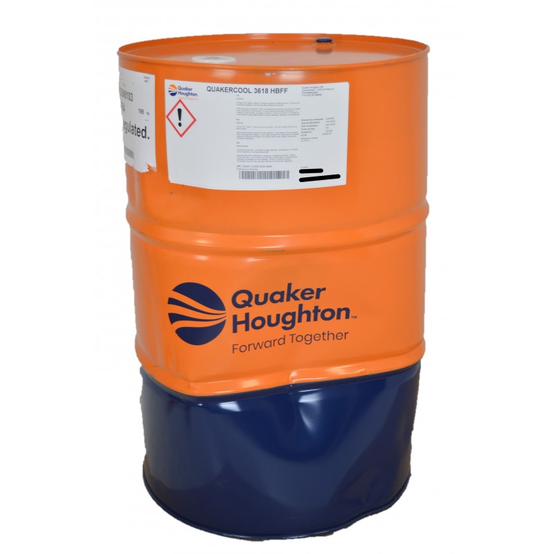 TTA QUAKERCOOL - Fût Bidon de 195kg Fluide d'usinage Huile - 3618-HBFF