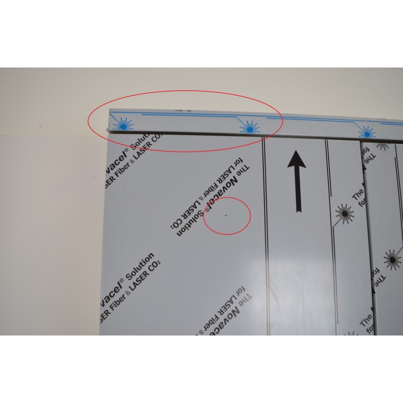 SOFINOR Armoire Haute 2 Portes Battantes Inox MAT2PH