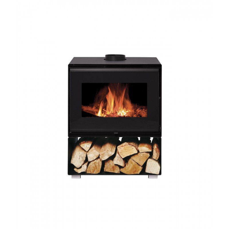 INTERSTOVES - Poêle à Bois 10kW Valéria Noir - VALERIA10