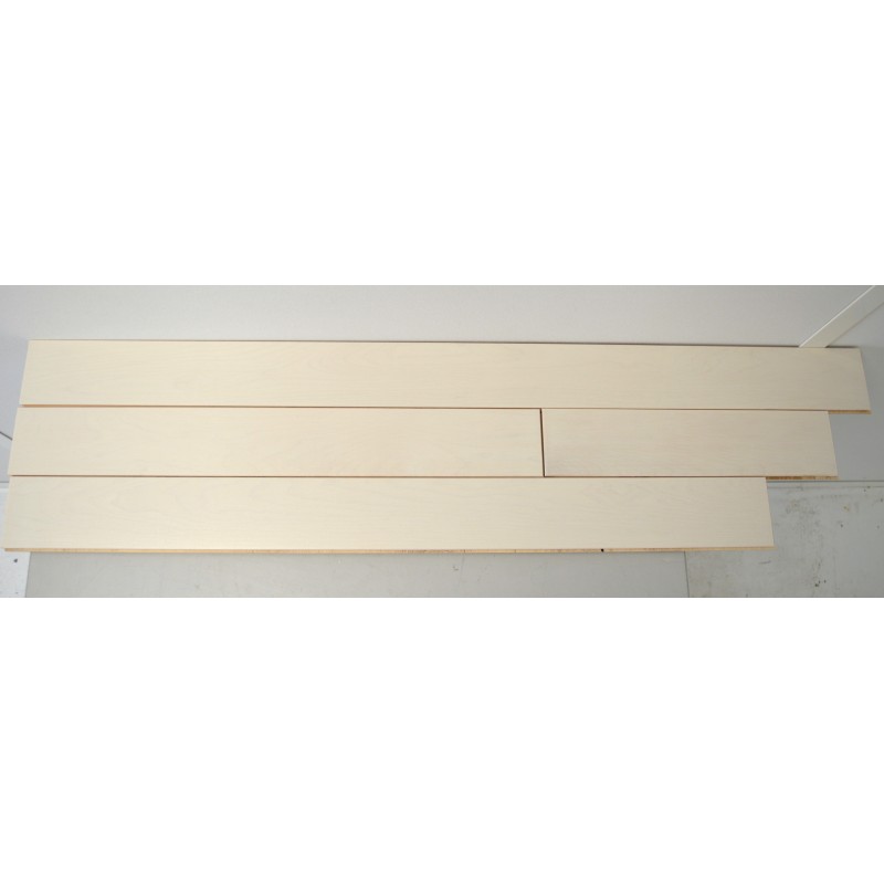 PG MODEL - Parquet 2,7m² de Parquet ExtrêmeMD Blanc Bois Erable AKOYA
