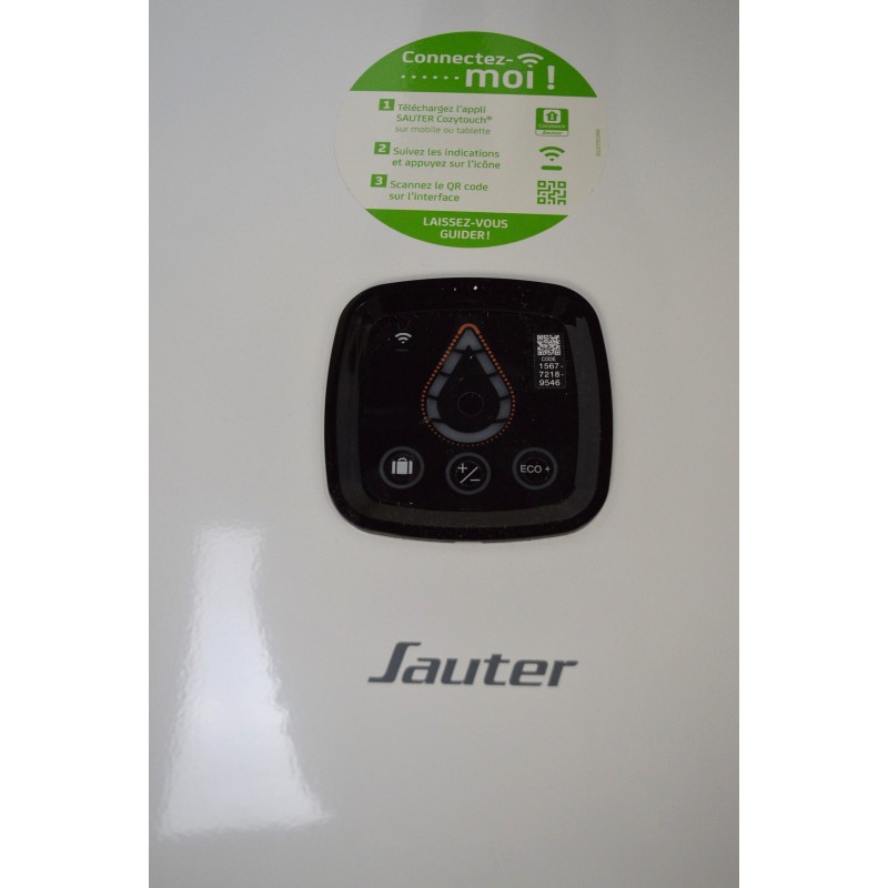 SAUTER - Chauffe-Eau Electrique Plat 80L Guelma Connecté Mural 341048