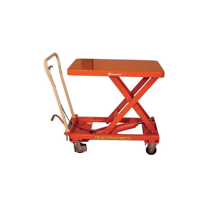 BISHAMON - Table Élévatrice Mobile Manuelle Charge 300kg - BX30CE