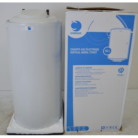CUMULUS - Chauffe-Eau Électrique 150L Stéatite Vertical Mural - 971218