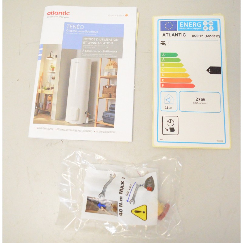 ATLANTIC - Chauffe-Eau Electrique 200L Zénéo Stéatite - 154317