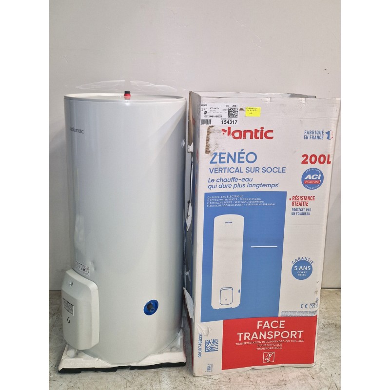 ATLANTIC - Chauffe-Eau Electrique 200L Zénéo Stéatite - 154317