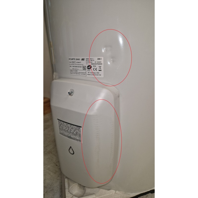ATLANTIC - Chauffe-Eau Electrique 200L Zénéo Stéatite - 154317