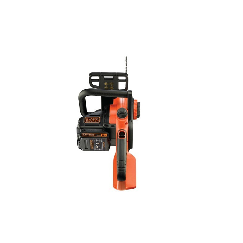 BLACK&DECKER - Tronçonneuse 25cm Li-on 18V Sans Fil - GKC1825L20-QW