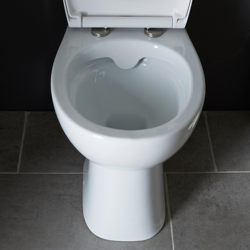 GODART Pack Toilette à Poser Etiuda avec Réservoir Cuvette et Abattant